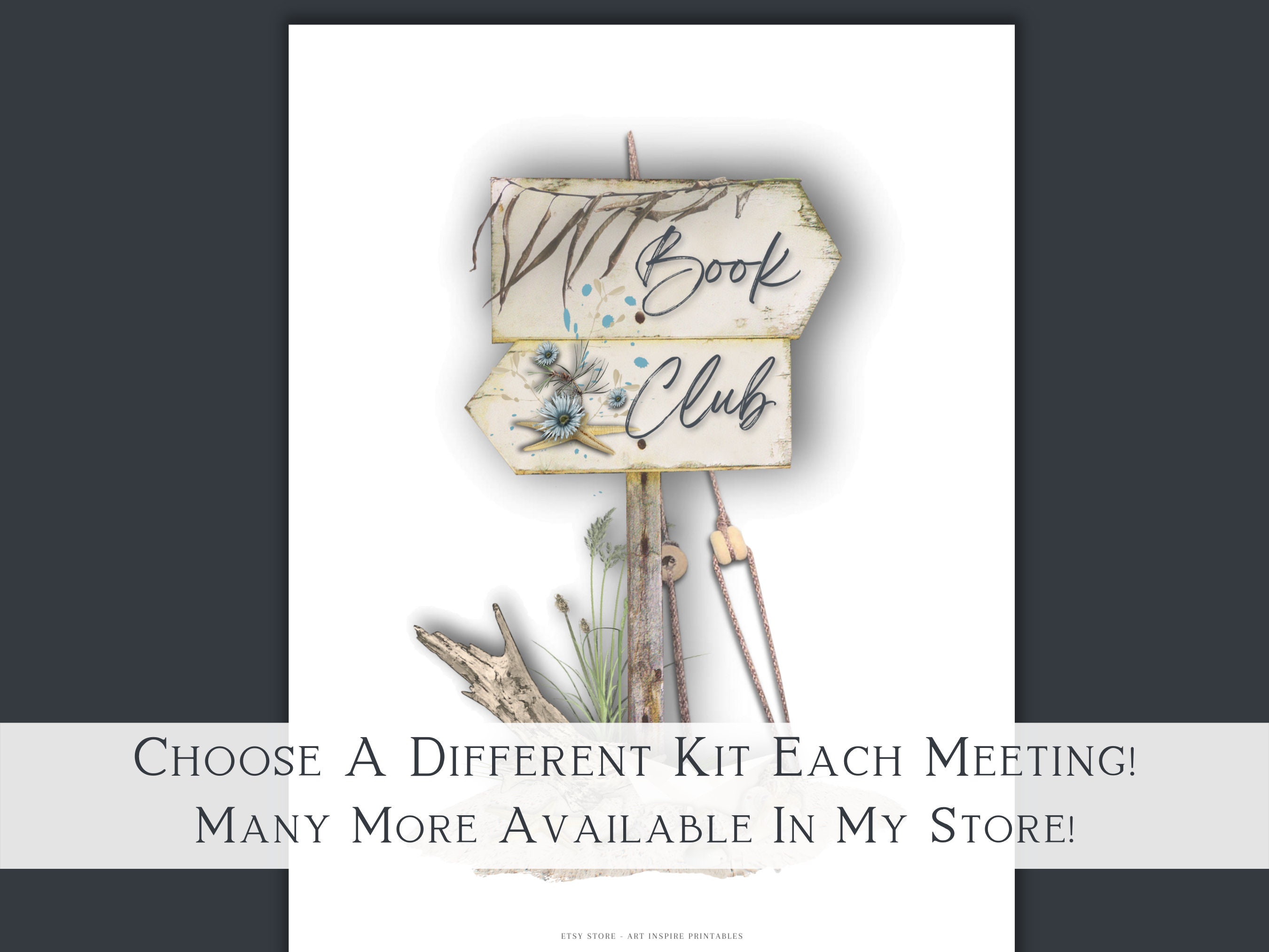 Summer Book Club Planner Book Club Discussion Bundle Reading - Etsy