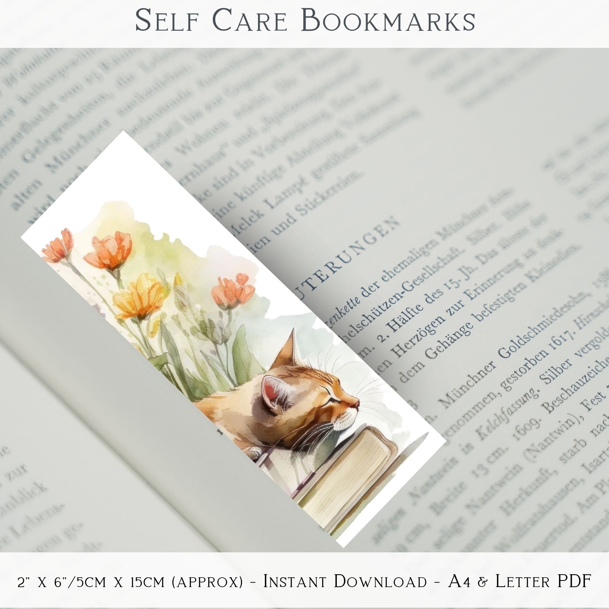 Illustrated Book Bookmarks INSTANT DOWNLOAD Printable - Etsy