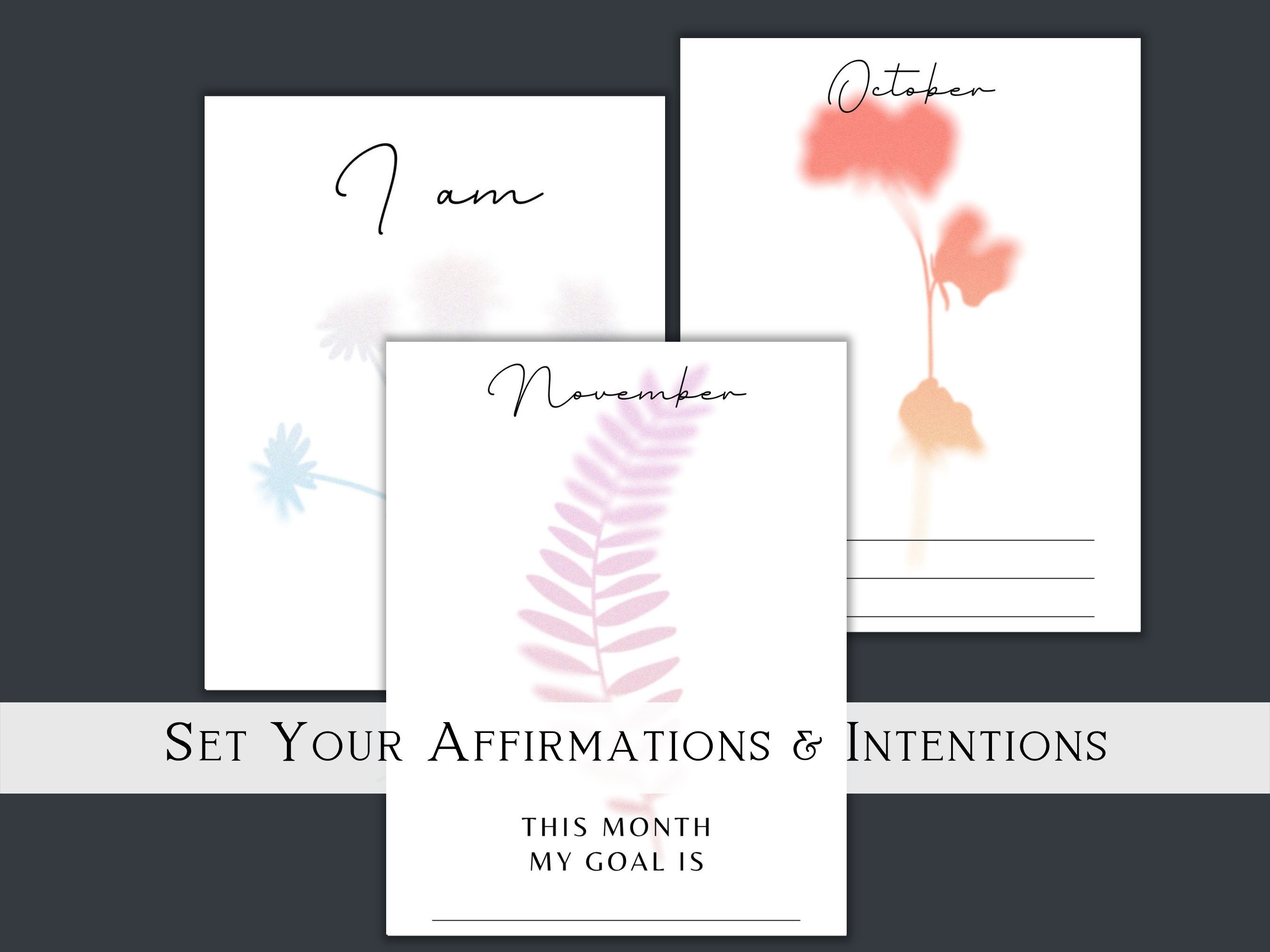 Monthly Affirmations, Affirmation Cards, Printable Affirmations ...