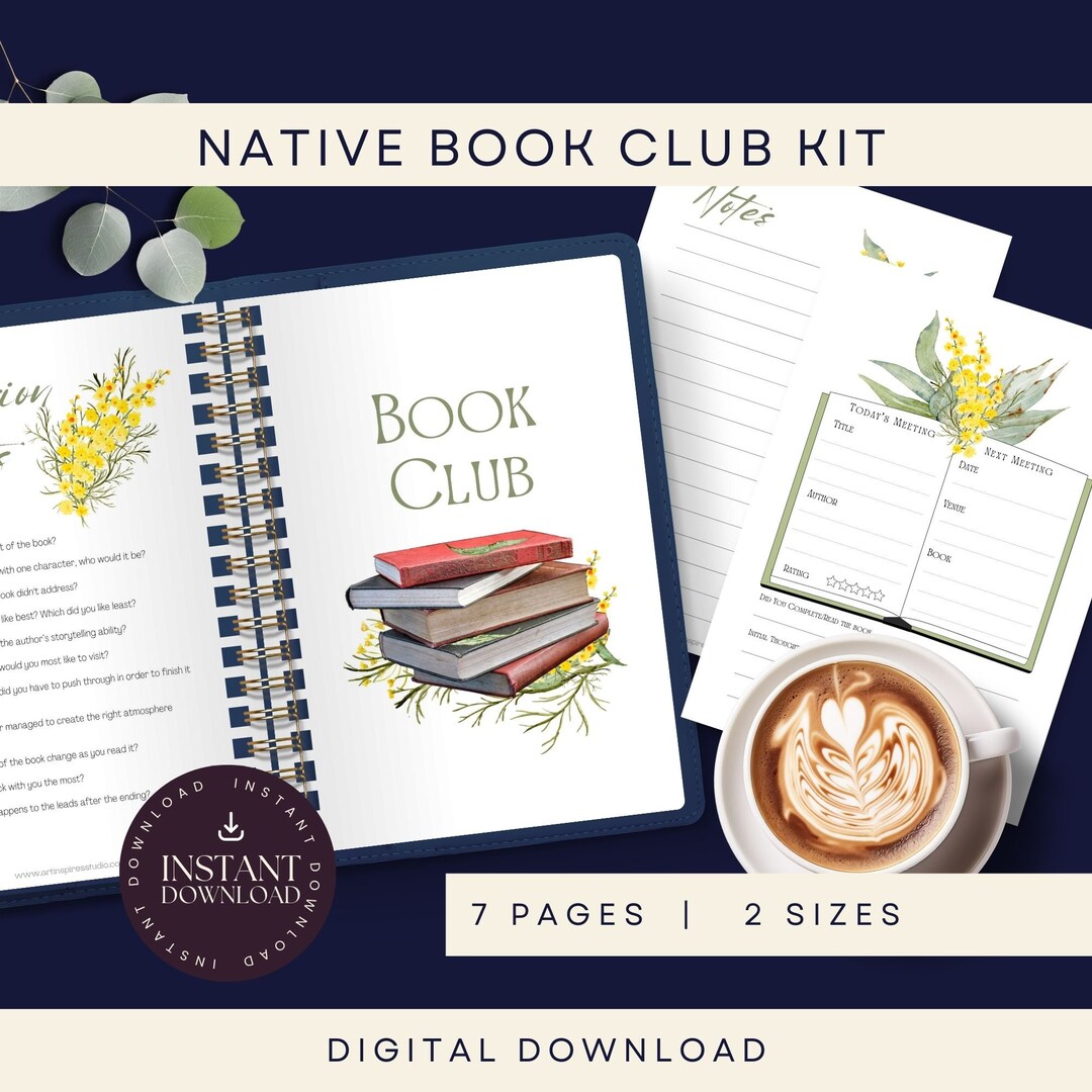 Native Book Club Planner, Book Club Discussion, Book Review, Reading ...