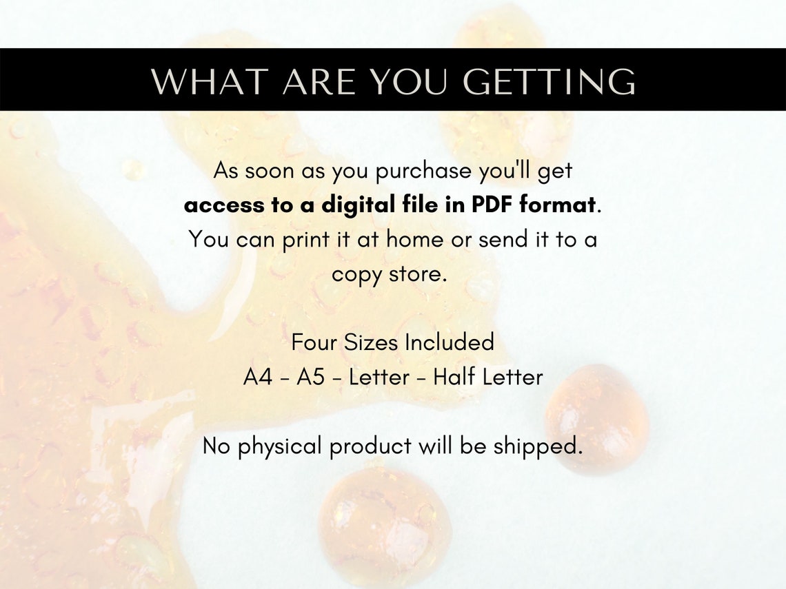 Resin Project Printable Resin Planner PDF Resin Printable - Etsy