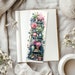 Floral Bookshelf Bookmarks, INSTANT DOWNLOAD, Garden Lovers Reading ...
