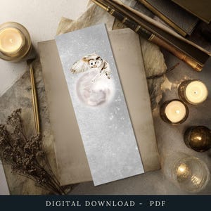 Moon Printable Bookmarks, Full Moon Book Gift, Lunar Bookmarks, Book ...