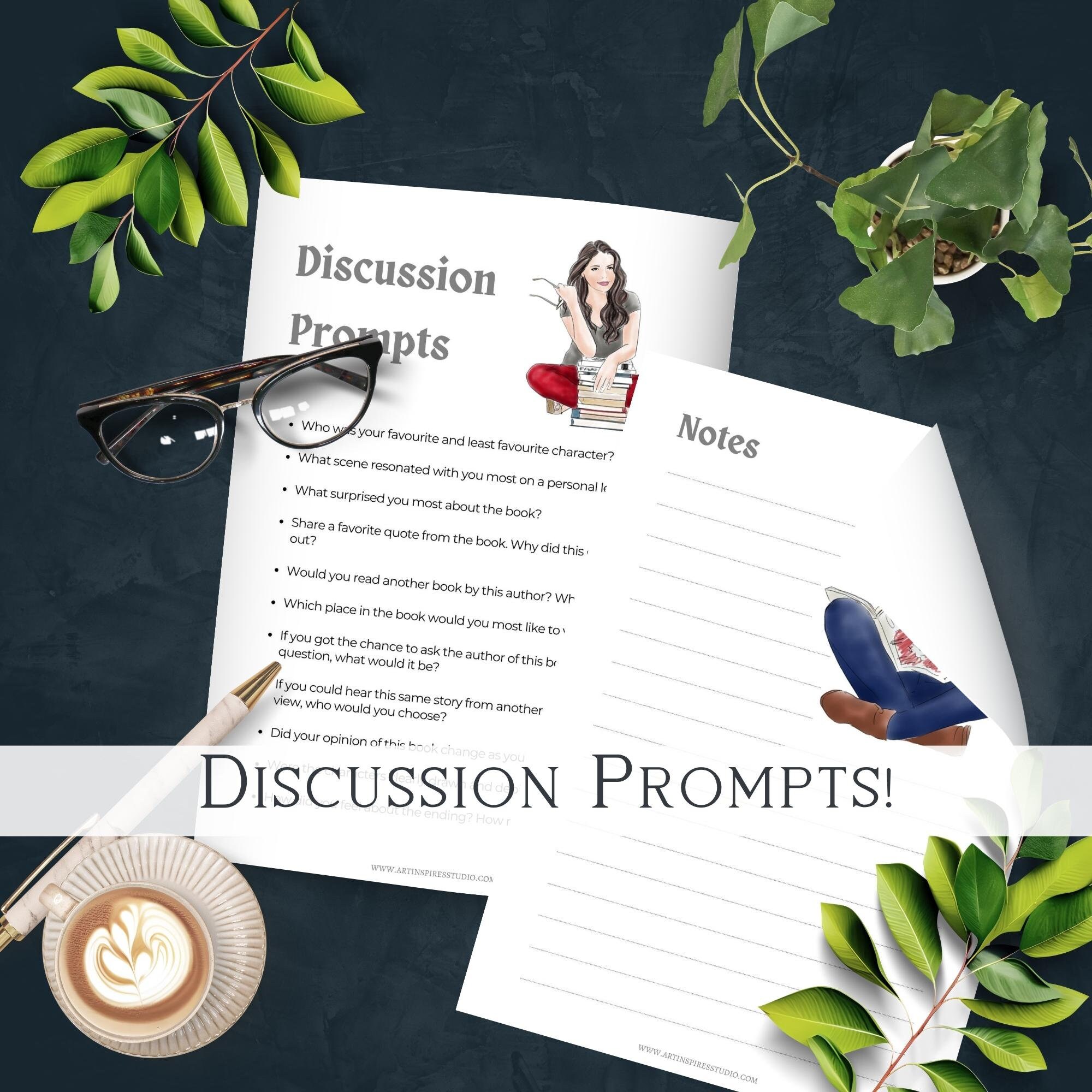 Ladies Book Club Planner, Book Club Discussion, Book Gift, Reading ...