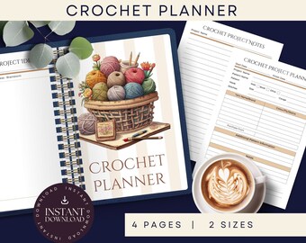 Crochet Project Tracker Printable Handy Reference Sheet for Crochet ...