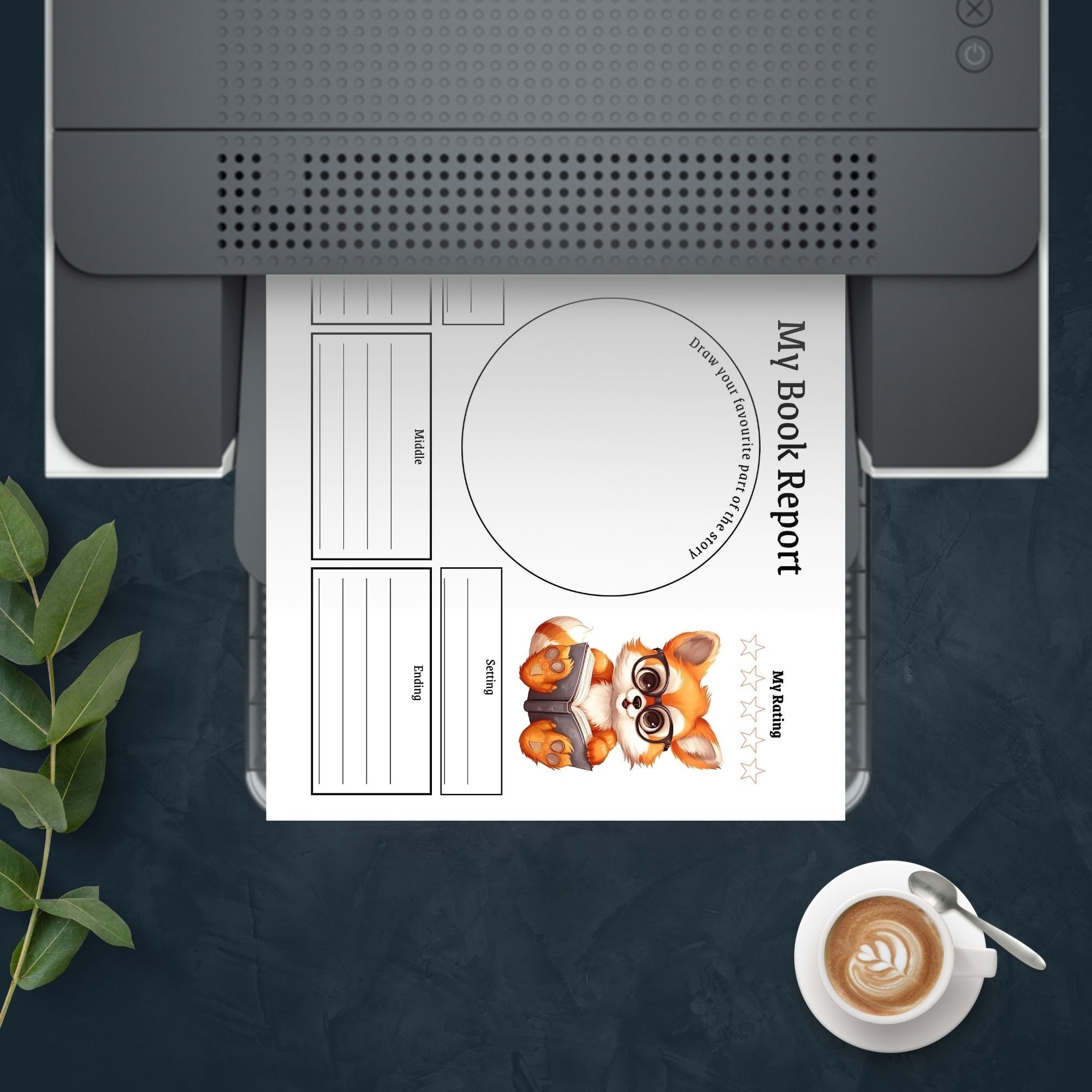 Animal Printable Book Report, INSTANT DOWNLOAD, Printable Activity ...