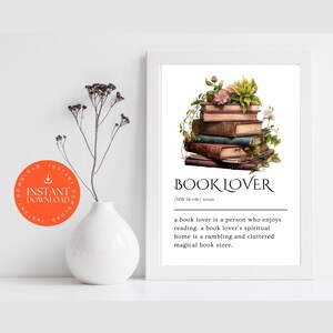 Book Club Meeting Invitation, CANVA TEMPLATE, Bookshelf Printable ...