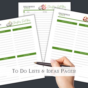 Printable Christmas Organiser, Holiday Planner, Christmas Printables ...