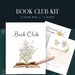 Daisy Book Club Planner, Book Club Discussion, Book Review, Reading ...