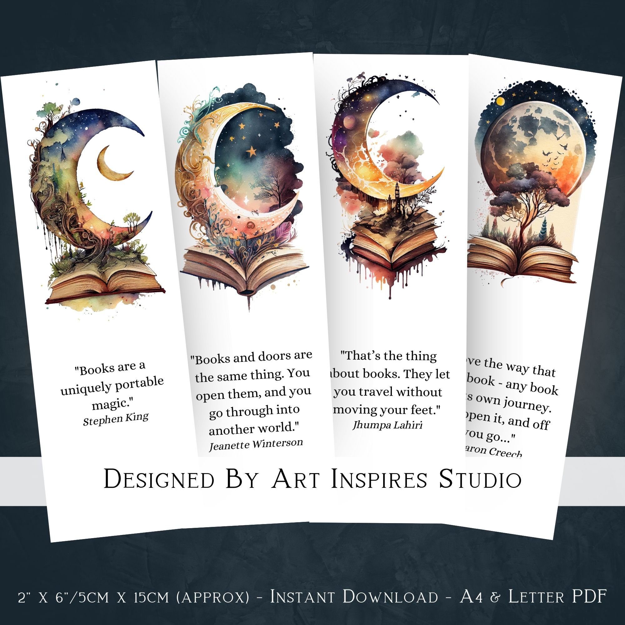 Out of This World Bookmarks, INSTANT DOWNLOAD, Printable Bookmarks ...