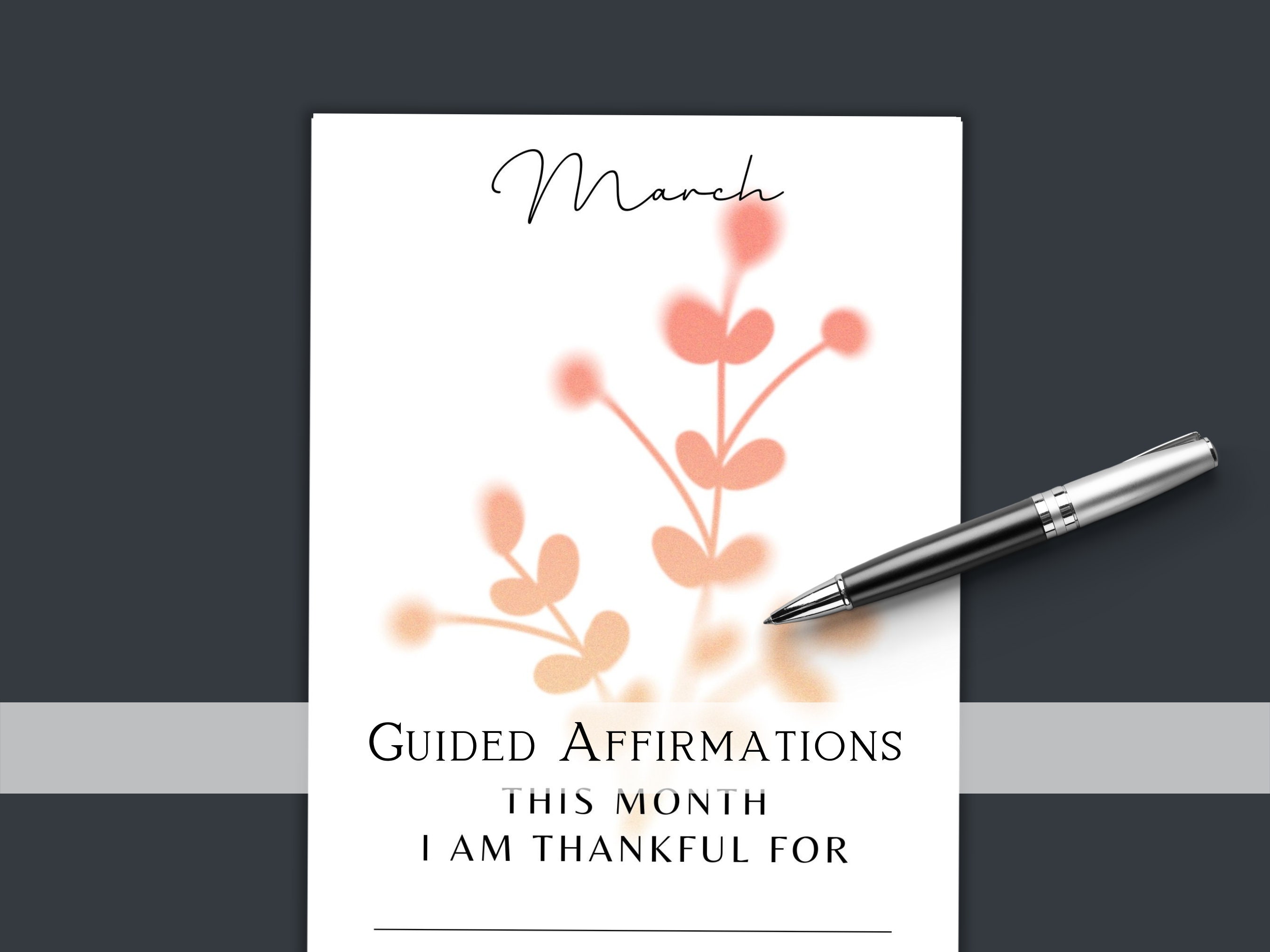 Monthly Affirmations Affirmation Cards Printable - Etsy