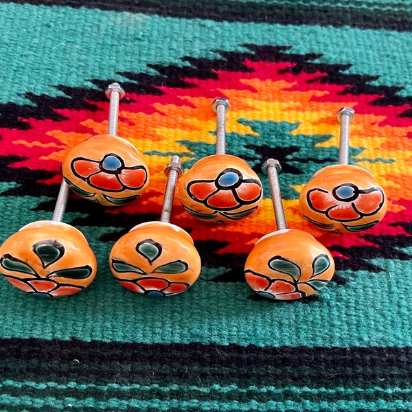 Talavera Knobs - Etsy