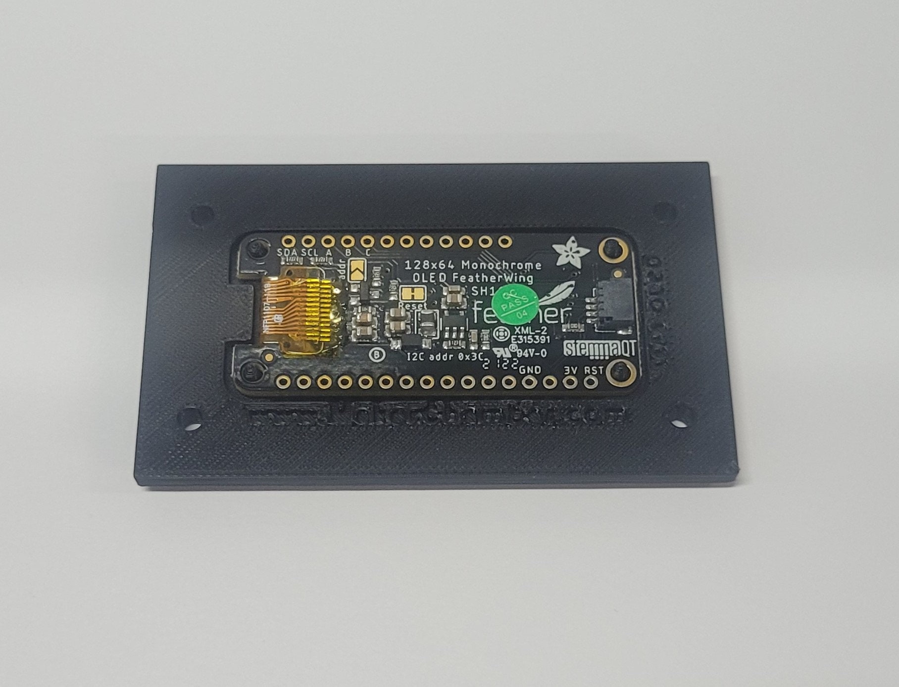 Adafruit Featherwing Bezel for OLED 128x64 - Etsy
