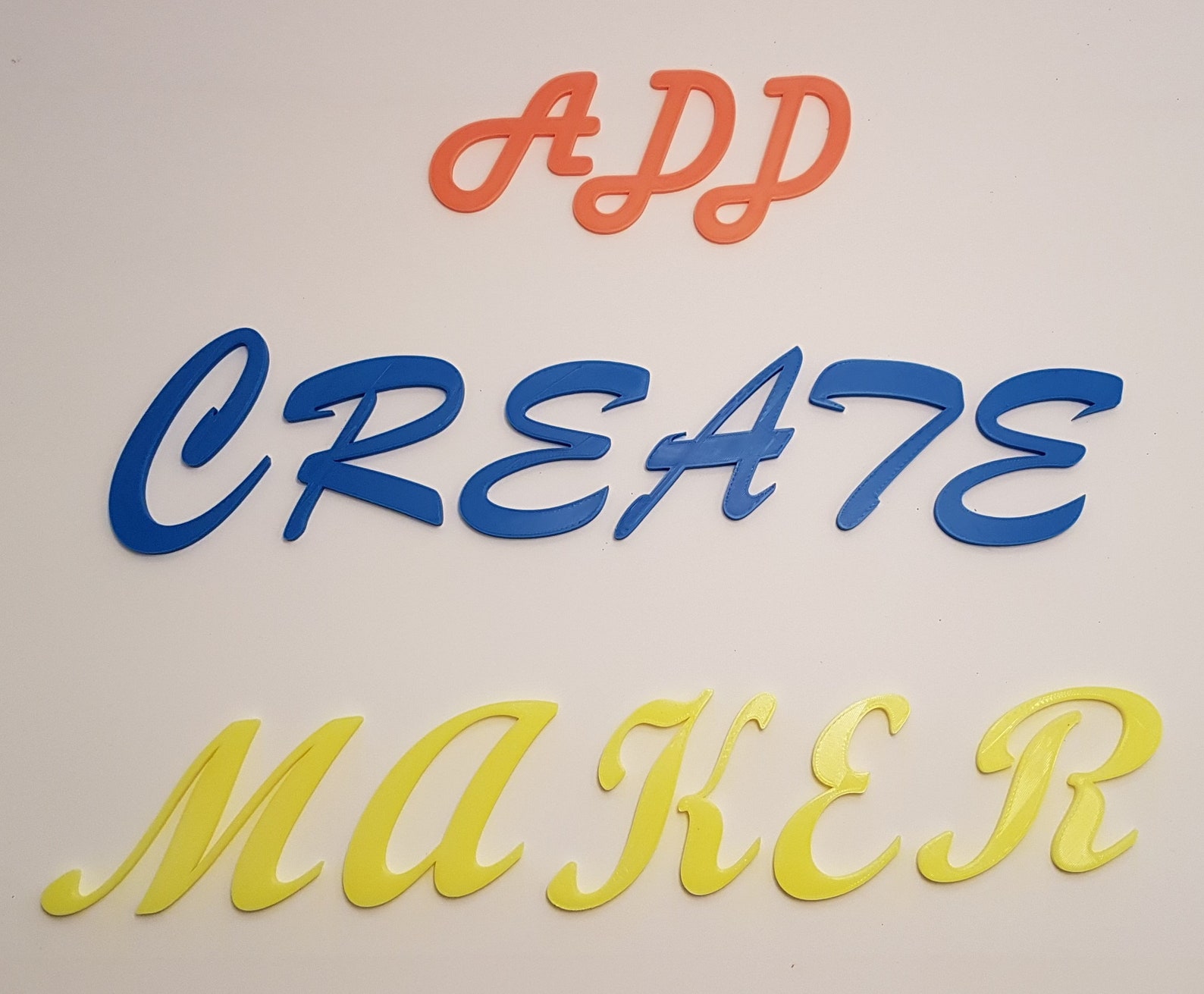 CUSTOM 3D Printed Letters Great for Projects and Decor, Made in USA - Etsy