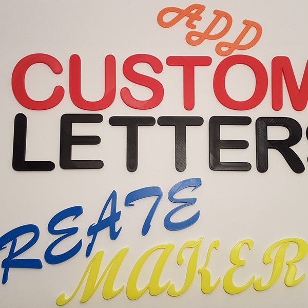 Custom Made Letters - Etsy