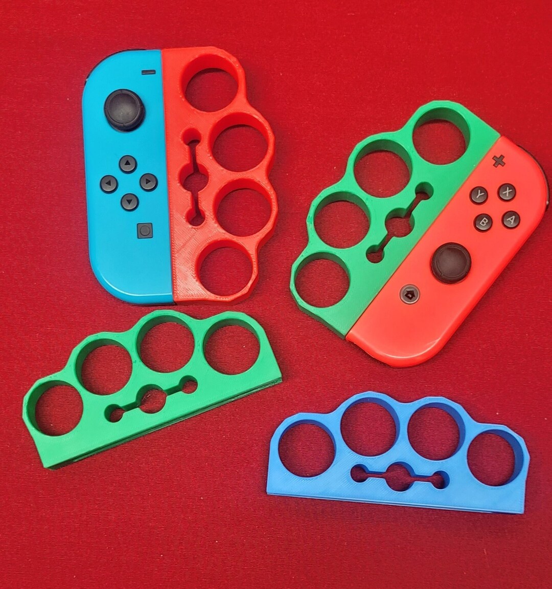 Nintendo Switch Knuckles Joycon Holder Grip Accessory Controller ...