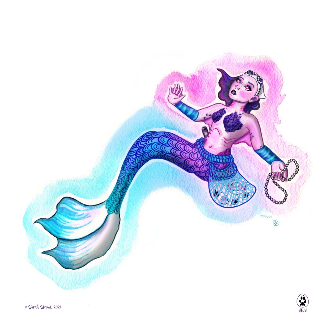 Ama Mermaid Japan: Character - Etsy