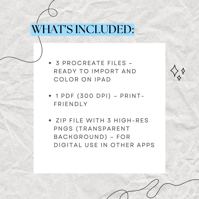 Bird Coloring Pages for Procreate & Printing | Instant Digital Download ...