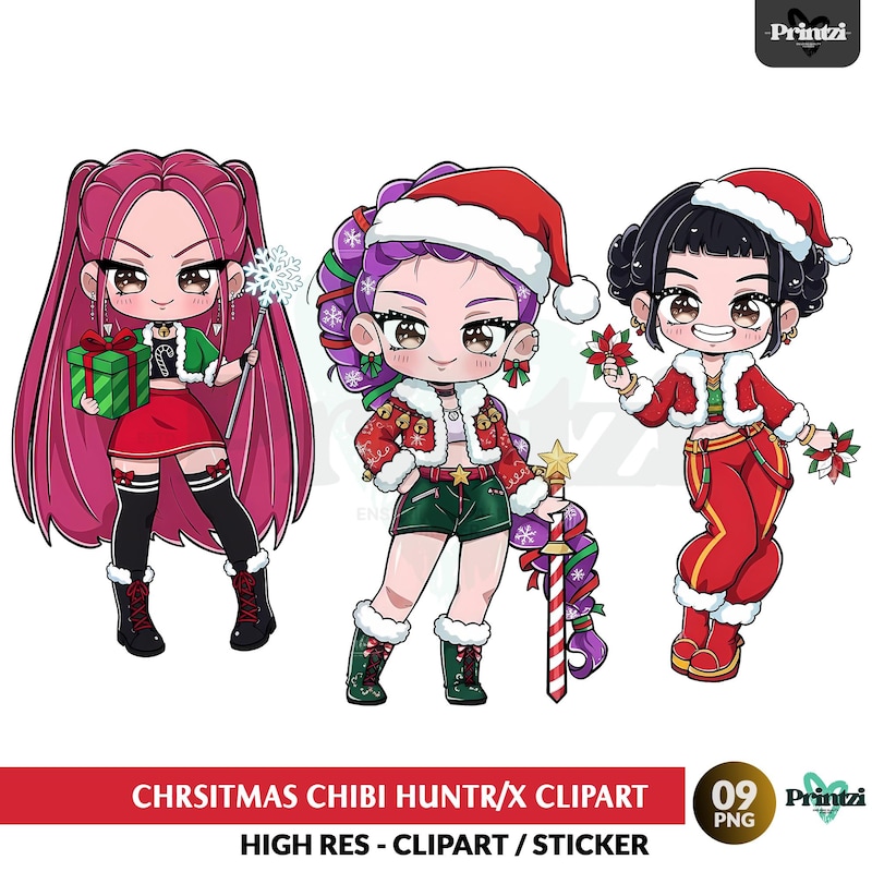Huntrix Chibi - Etsy