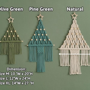 Boho Christmas Tree, Nursery Decor, Macrame Christmas, Modern Boho Xmas ...