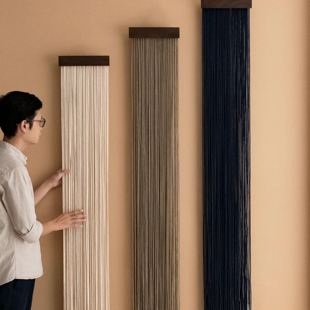 Fiber Art Wall Hanging, Sound Absorbing Wall Decor, Acoustic Panel Art ...