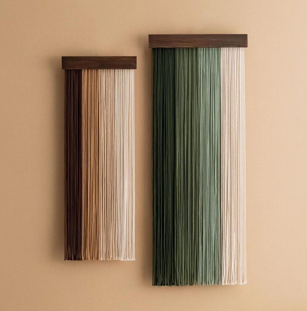 Macrame Wall Hanging, Fiber Art, Tapestry Hanging, Minimalist Artwork ...