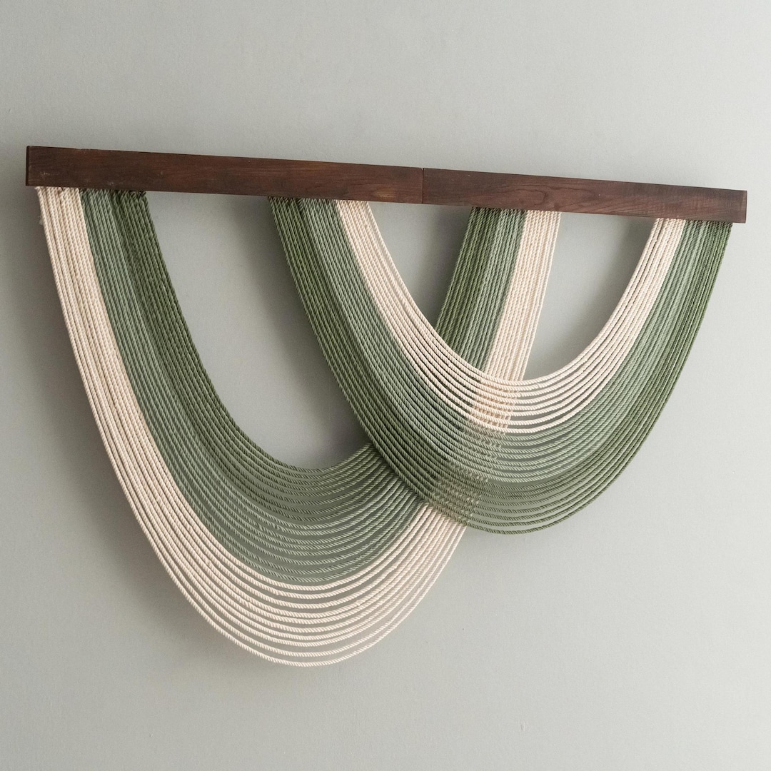 Macrame Wall Hanging, Boho Aesthetic, Room Decor, Hanging Wall Art, New ...