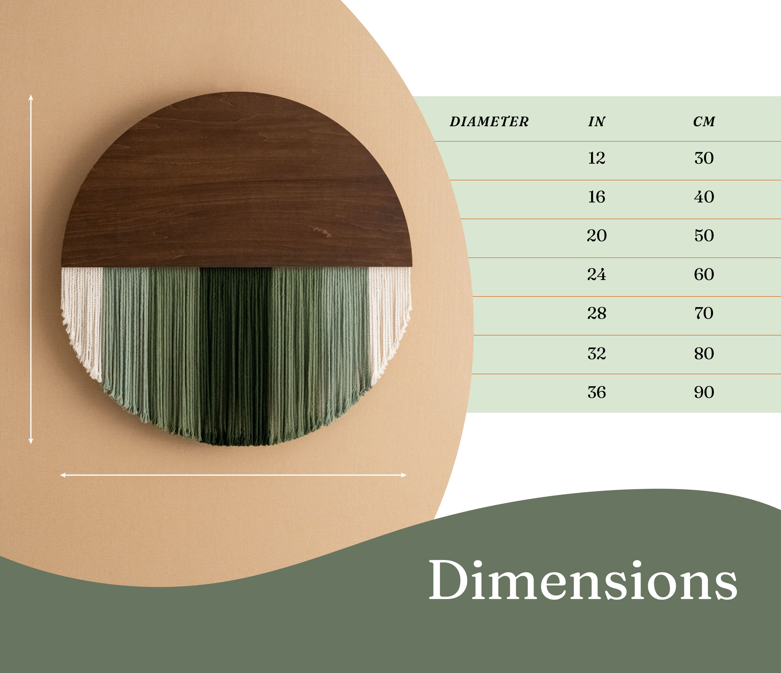 Round Fiber Wall Art for Modern Living Room, Yarn Art for Living Room ...