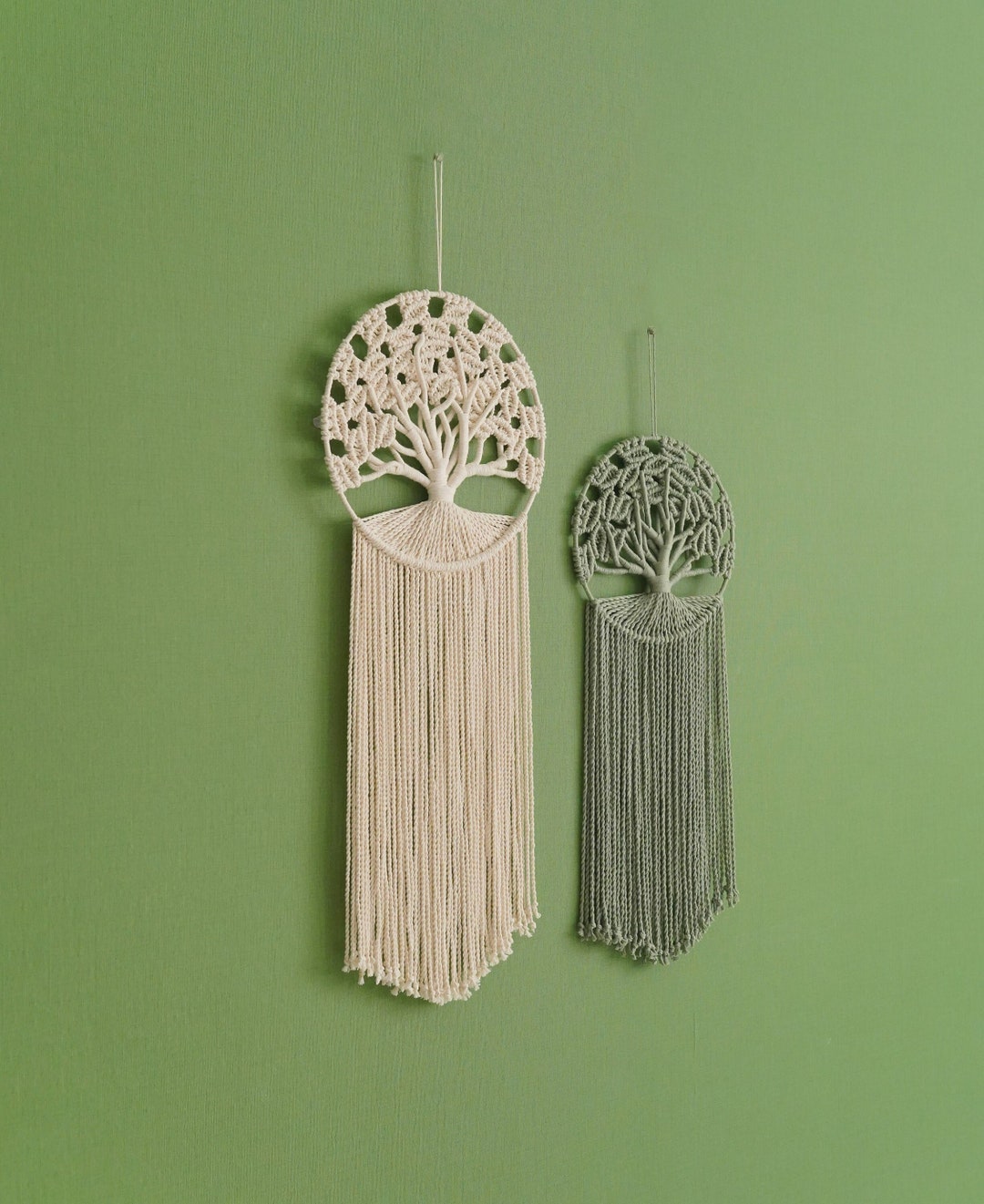 Family Tree Dreamcatcher, Grandma Gift, Macrame Decor, Living Room Wall ...