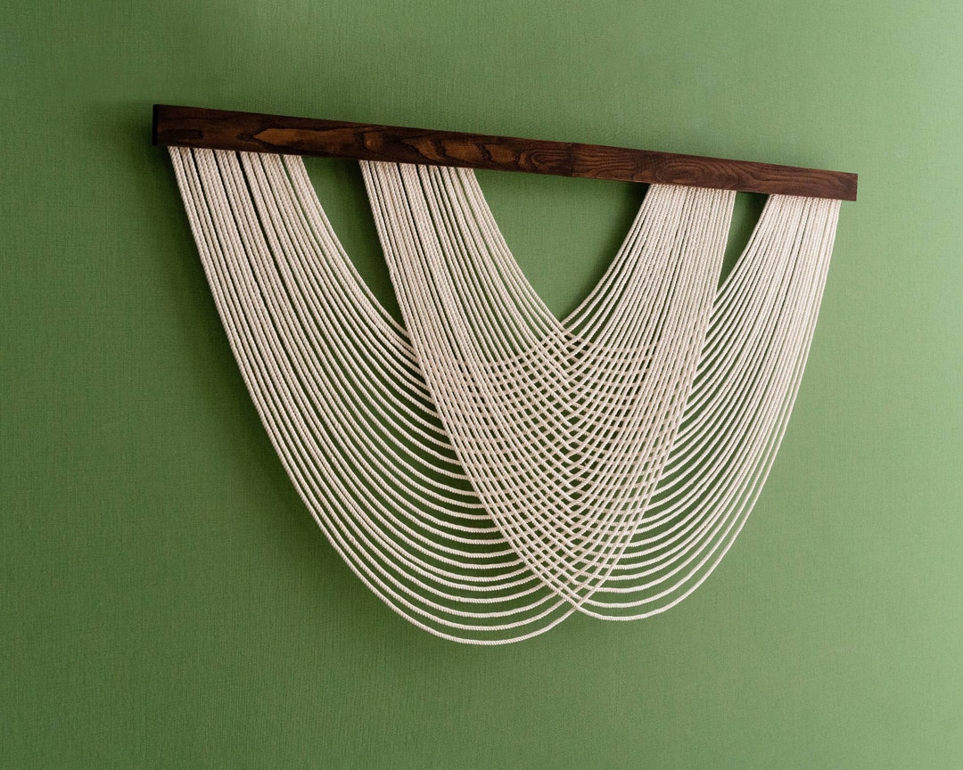 Yarn Wall Decor, Hippie Home Decor, Bohemian Wall Art, Wall Decoration ...