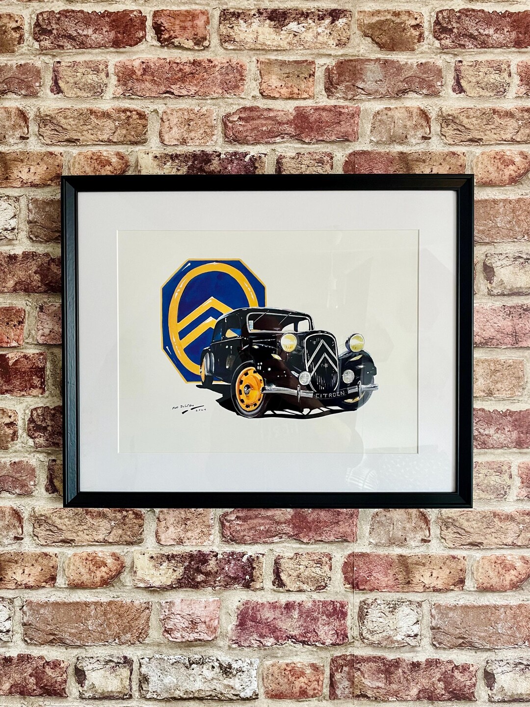 Citroën 15cv "traction" (artwork Print) - Etsy