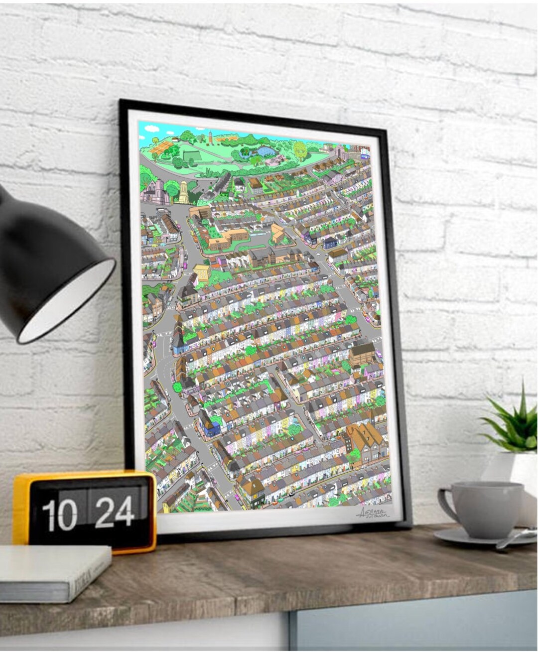 HANOVER BRIGHTON MAP - Etsy