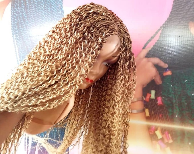 Braided Wig, Watermelon Braided Wig, Hand Made Wigs, Ghana Braids ...