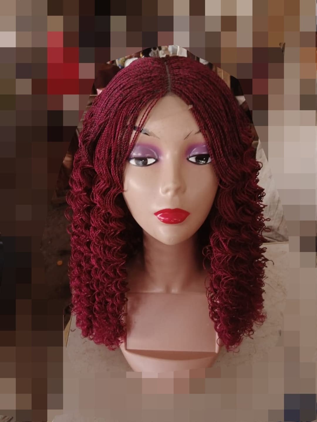 Braided Wig Curly Twists Braids Million Curly Twists Braid Million