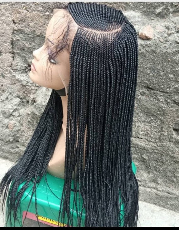 Braided Wigghana Braided Wig on Frontalcornrow Braided - Etsy