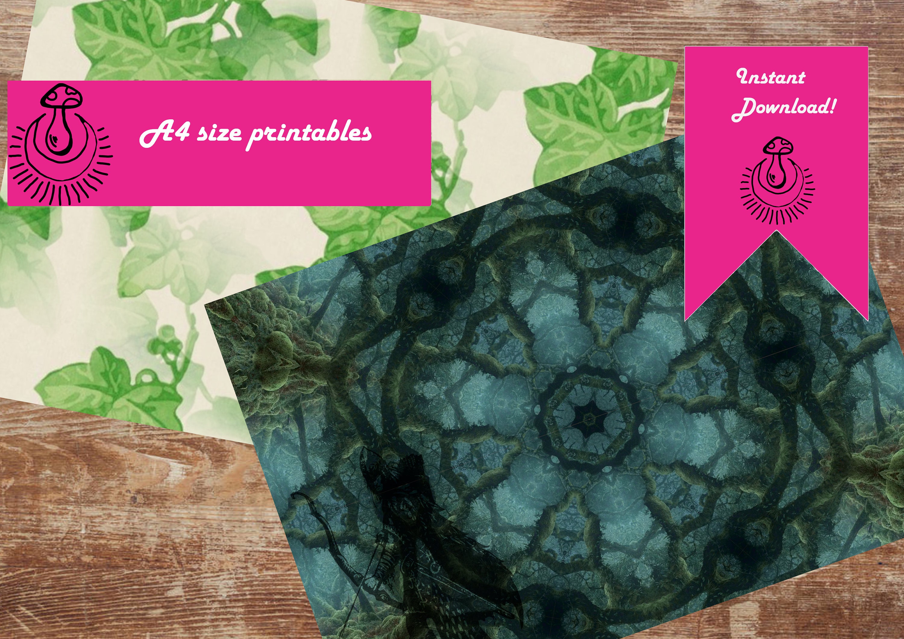 Lord of the Rings Themed Digital Paper Kit With Fussy Cuts, Journal ...