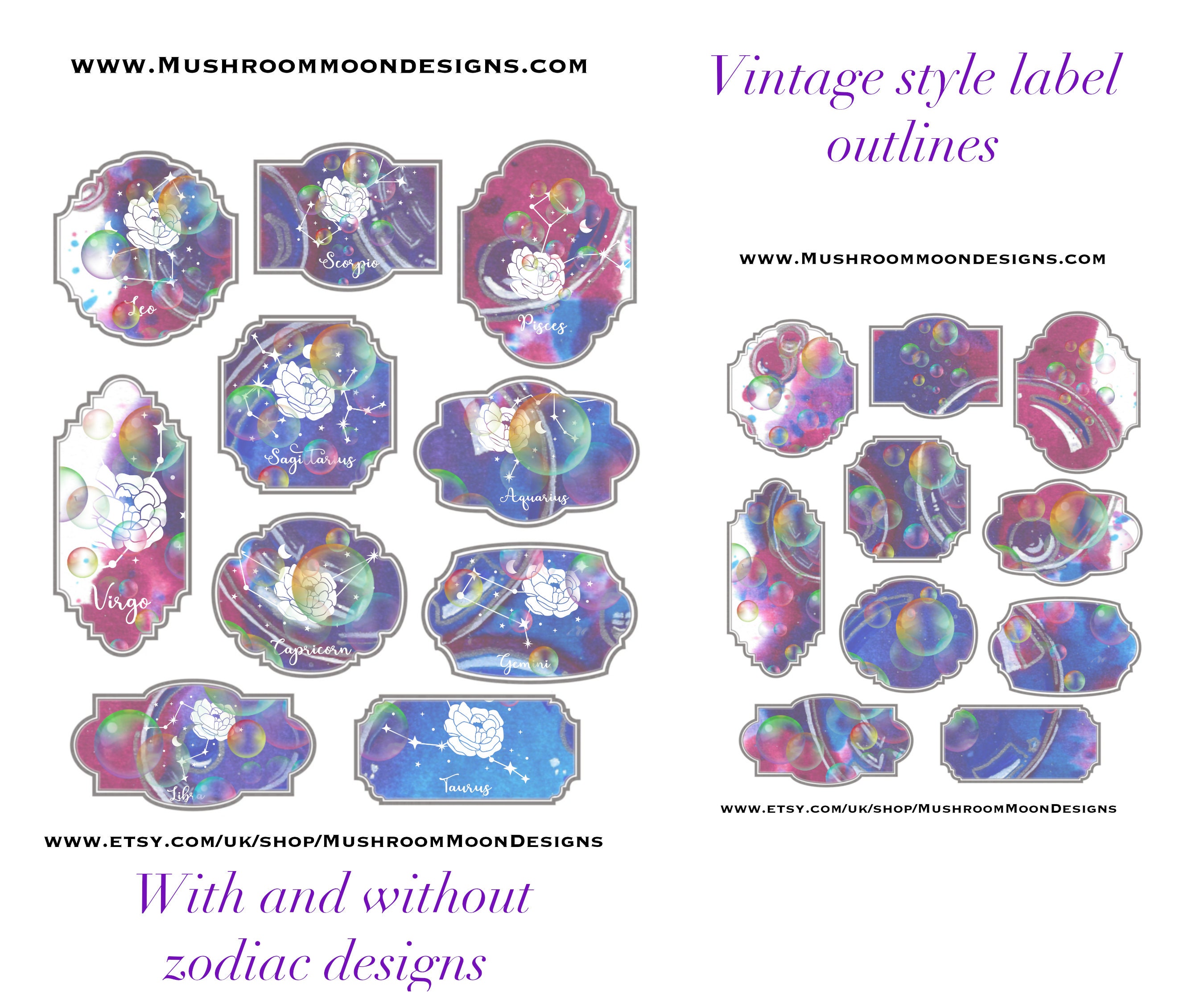 Bubbles Junk Journal Kit, Printable Journal Kit, Digital Collage Sheets ...