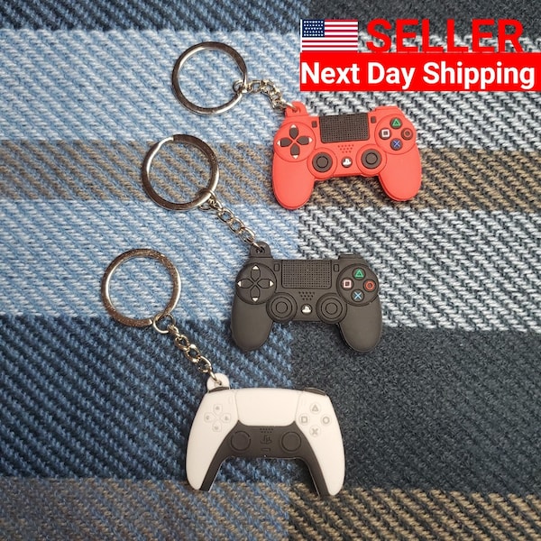 Playstation Controller Keychain - Etsy