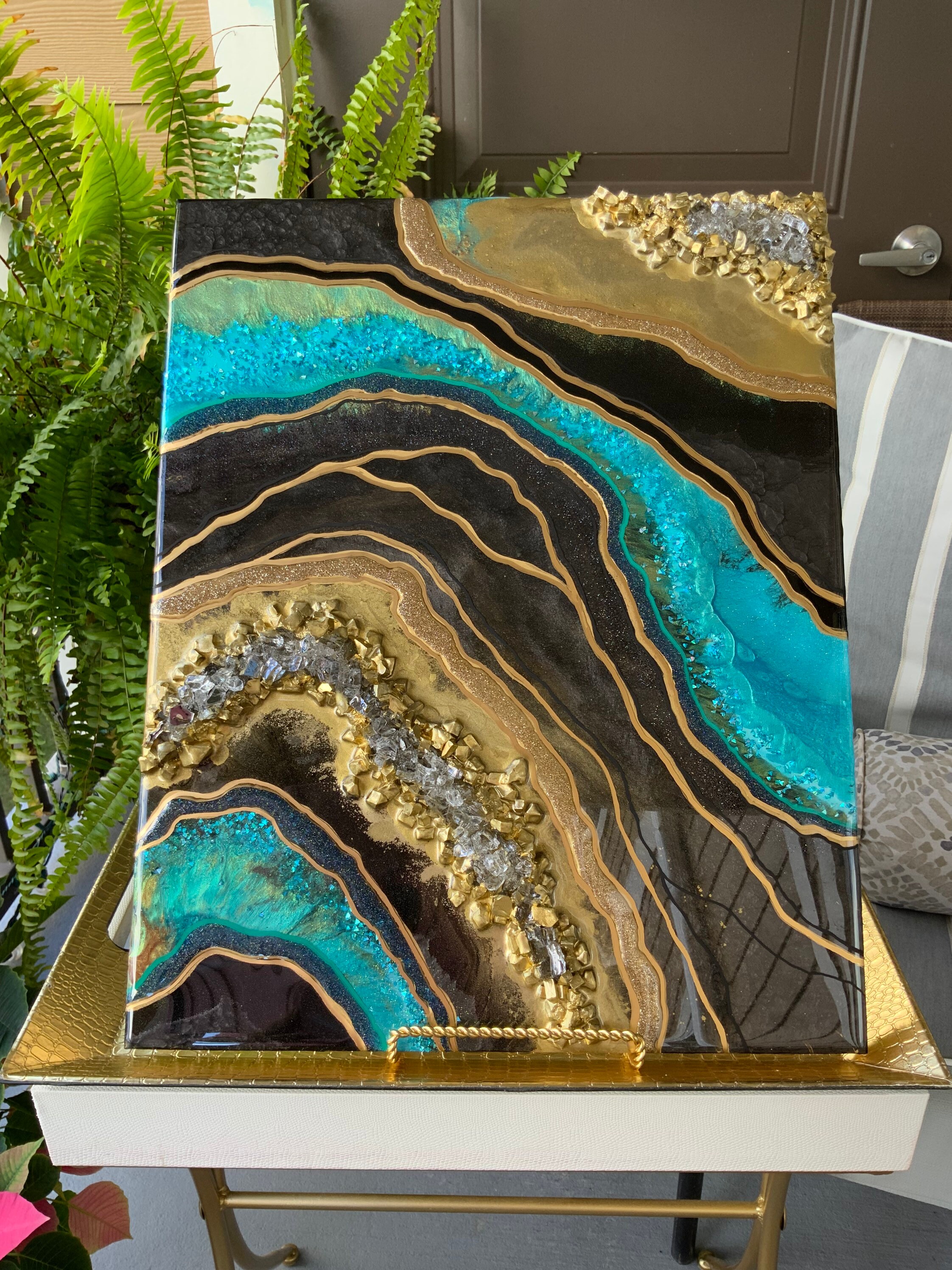 Geode Resin Wall Art - Etsy