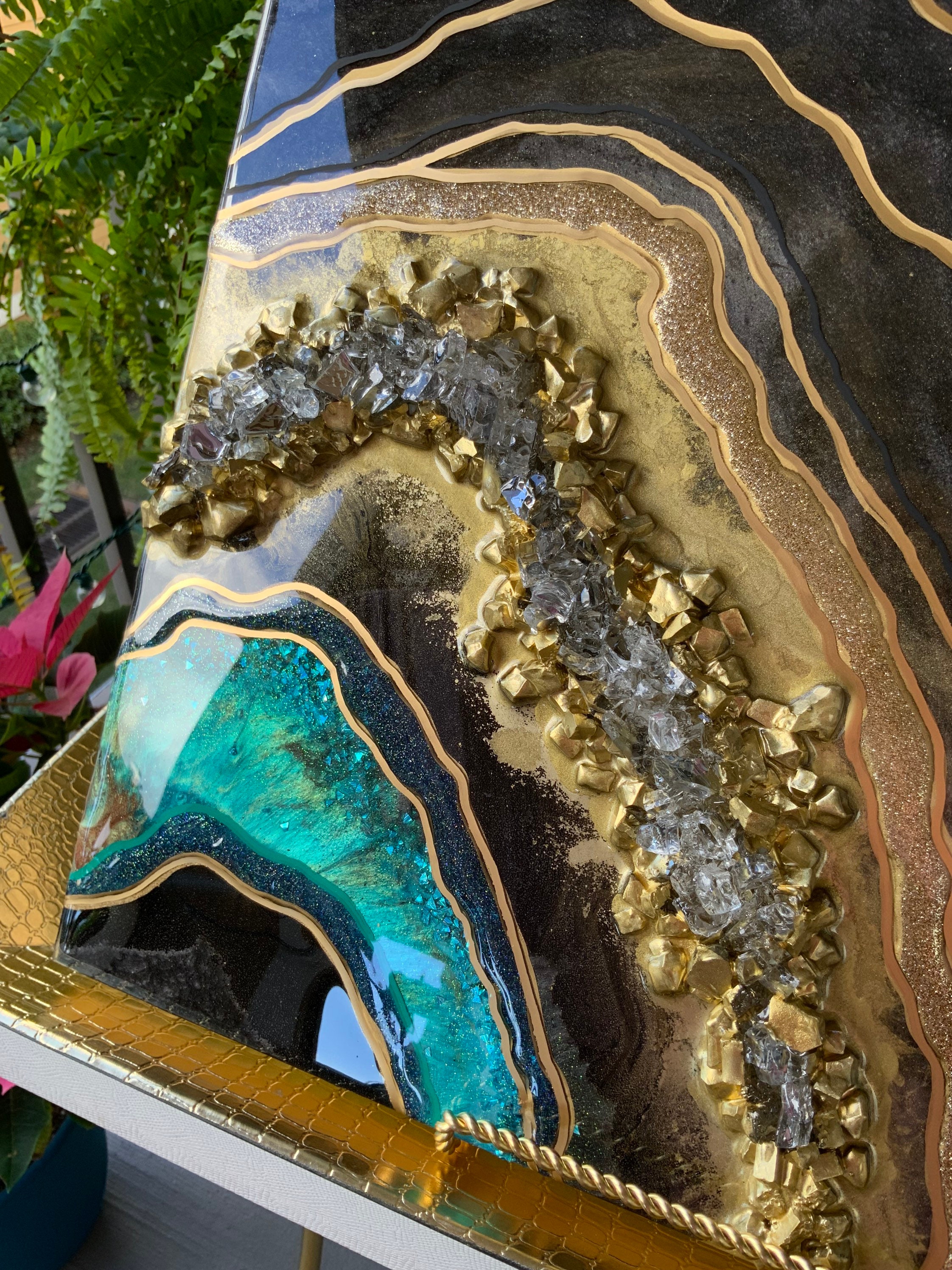 Geode Resin Wall Art - Etsy