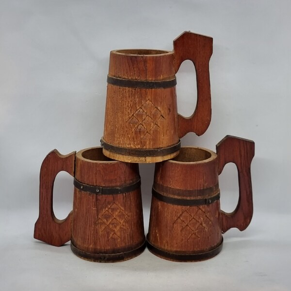 Wooden Beer Stein - Etsy