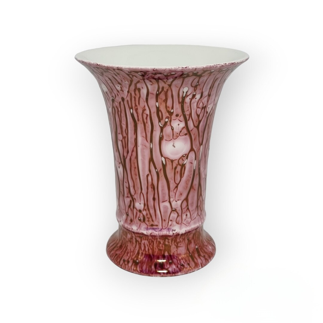 Vintage AK Kaiser Handpainted Porcelain Vase | Made in West Germany ...