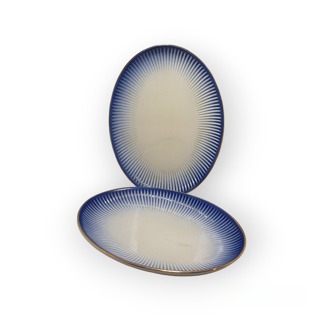 Mid-century Søholm Hammersø Denmark Faience Plates/platters | Made in ...