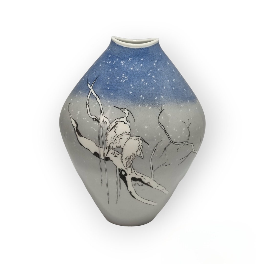 Vintage H&G Selb Bavaria Heinrich Germany Porcelain Vase - Etsy