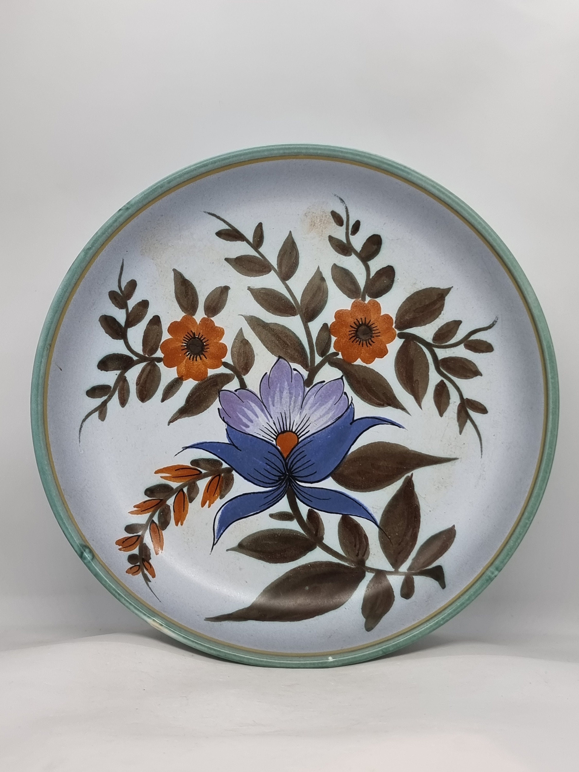 Large Flora Gouda Holland Iris Ceramic Bowl No. 1620 Hand - Etsy Denmark