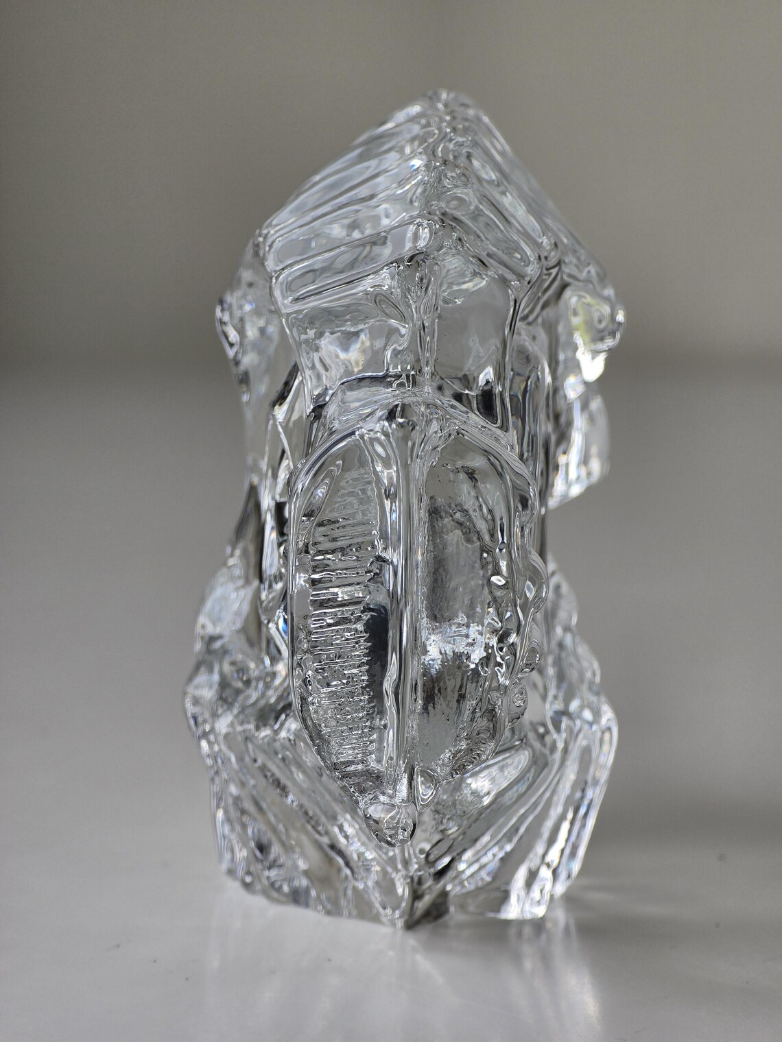 Vintage Crystal Glass Fish Paperweight Sculpture – Elegant Nautical ...