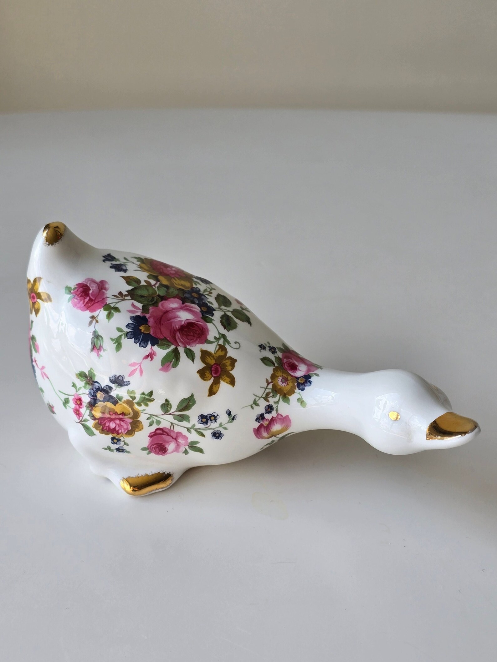 Vintage Fine Bone China Goose Figurine | Made in England | - Etsy