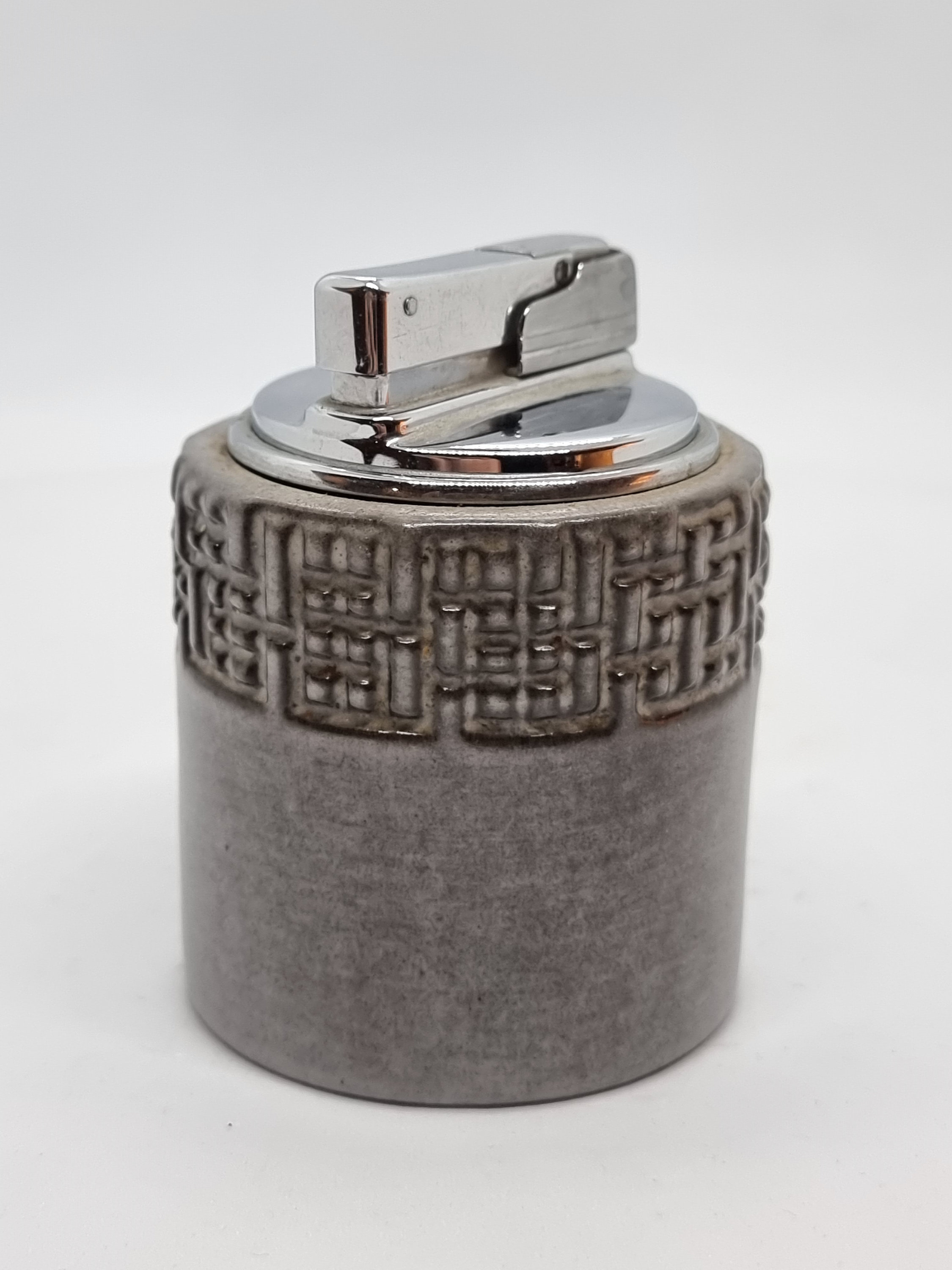Rare Upsala Ekeby "granit" Table Lighter by Hjordis Oldfors | Upsala ...