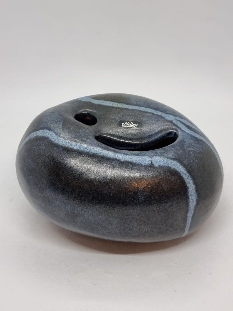 Mid-century Nittsjo Ceramic Flower Holder by Thomas Hellstrom - Etsy