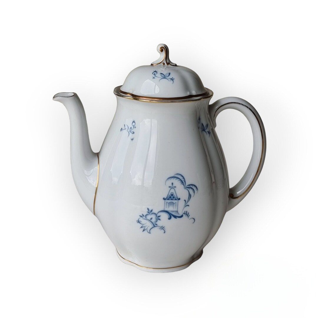Antique Porcelain Hermann Ohme Germany Teapot - Etsy